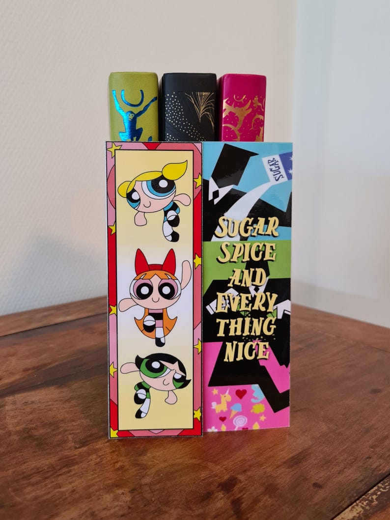 Powerpuff Girls Bookmark, Bubbles Blossom Buttercup - Etsy
