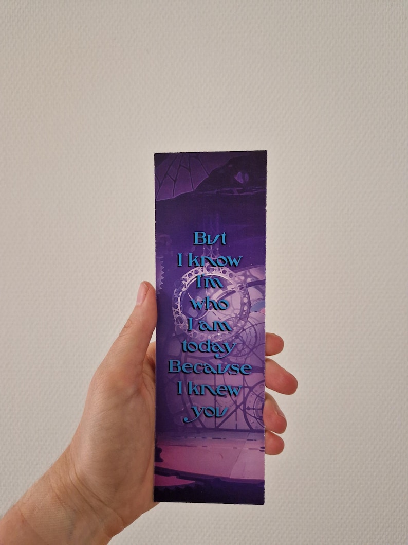 Glinda Bookmark, Wizard of Oz, Because I Knew You - Etsy