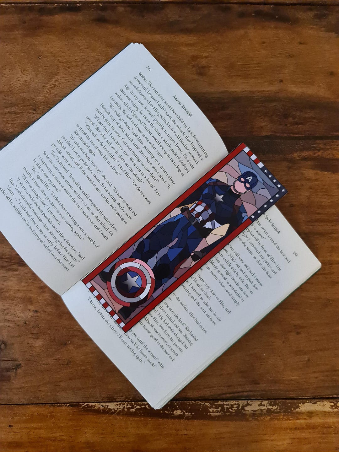 Captain America, Marvel Bookmark, the Avengers - Etsy