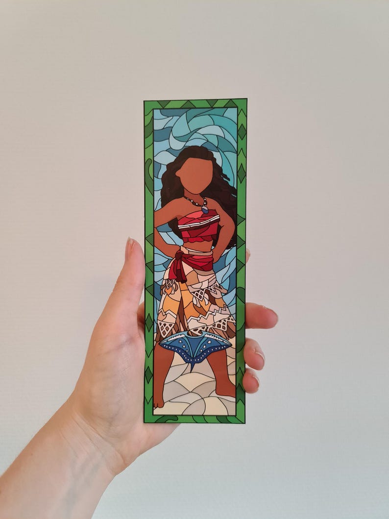 Moana / Vaiana Bookmark, Disney Princess, Stingray, Heart of Te Fiti ...