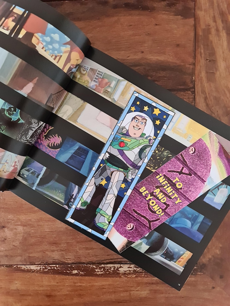 Buzz Lightyear Bookmark, Disney Pixar Toy Story, to Infinity and Beyond ...