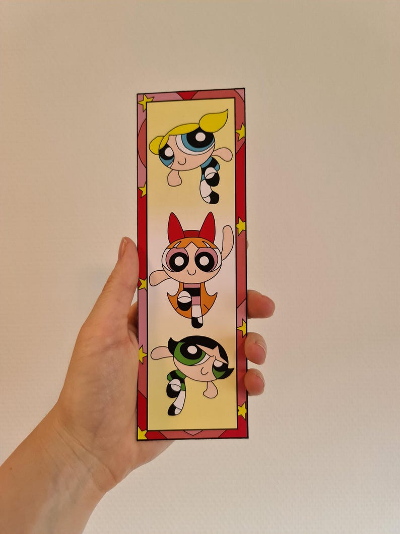 Powerpuff Girls Bookmark, Bubbles Blossom Buttercup - Etsy