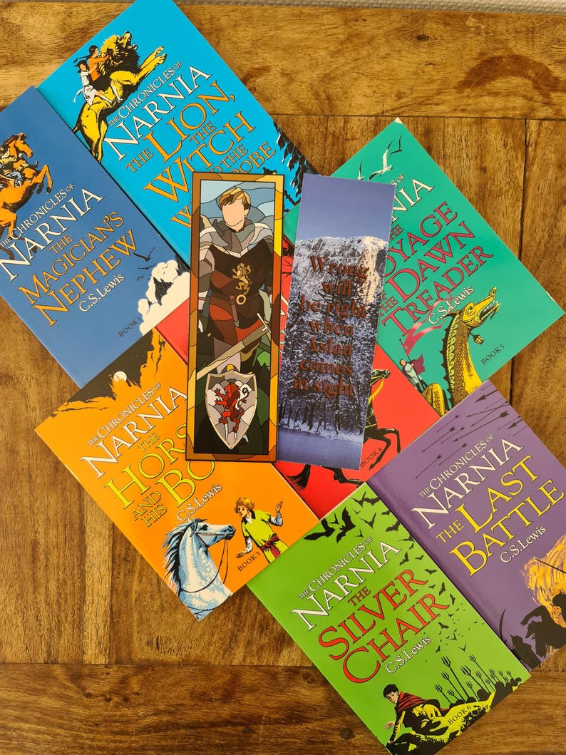 Chronicles of Narnia Bookmark Set - Etsy