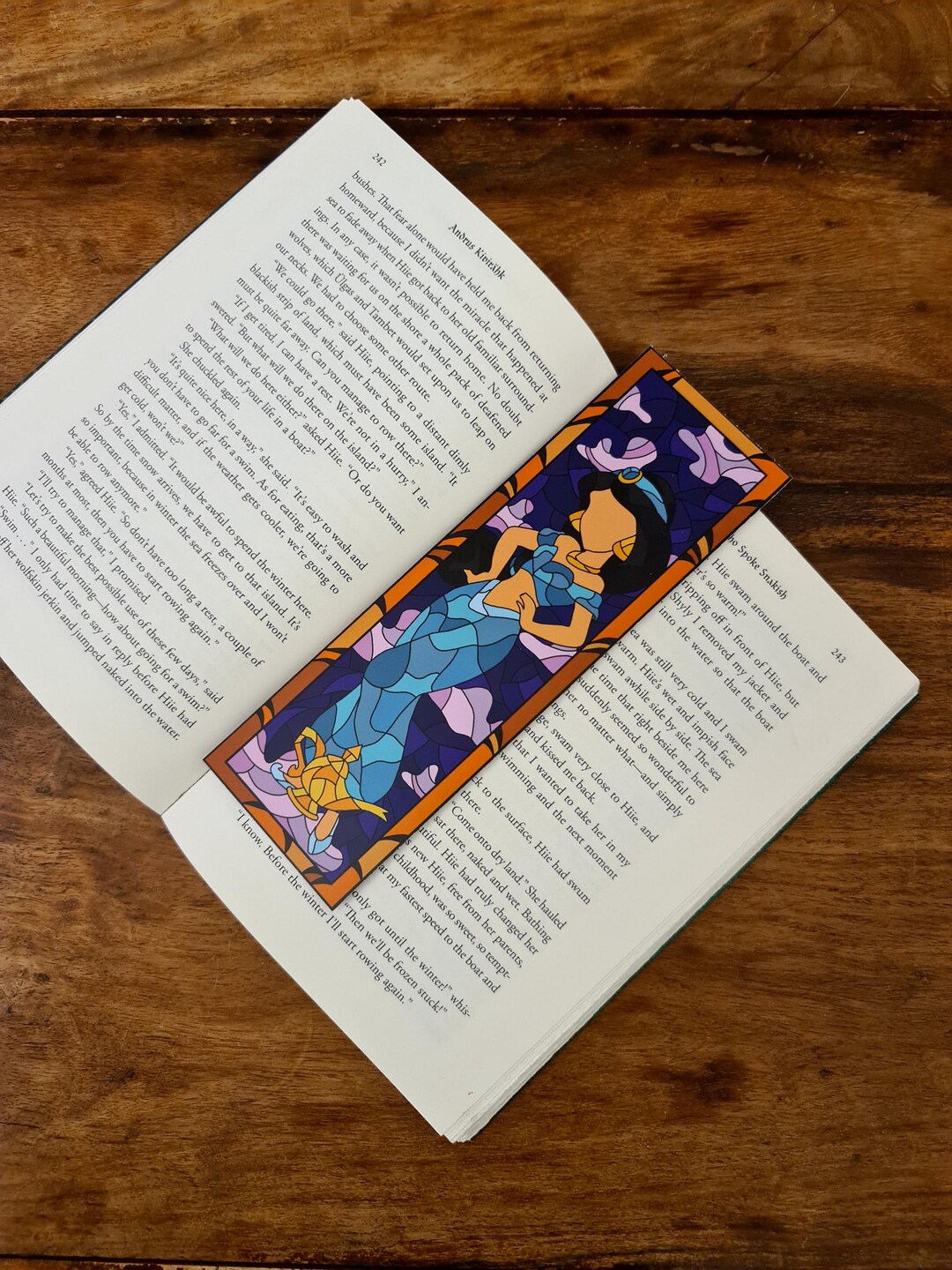 Jasmine Bookmark, Disney Princess, Aladdin, Oil Lamp, Tiger Stripes - Etsy