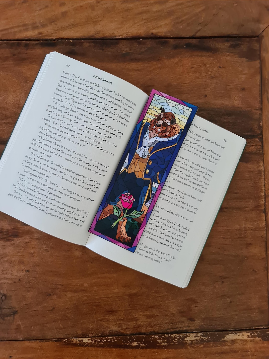 Beast Bookmark, Beauty and the Beast, Disney Prince - Etsy