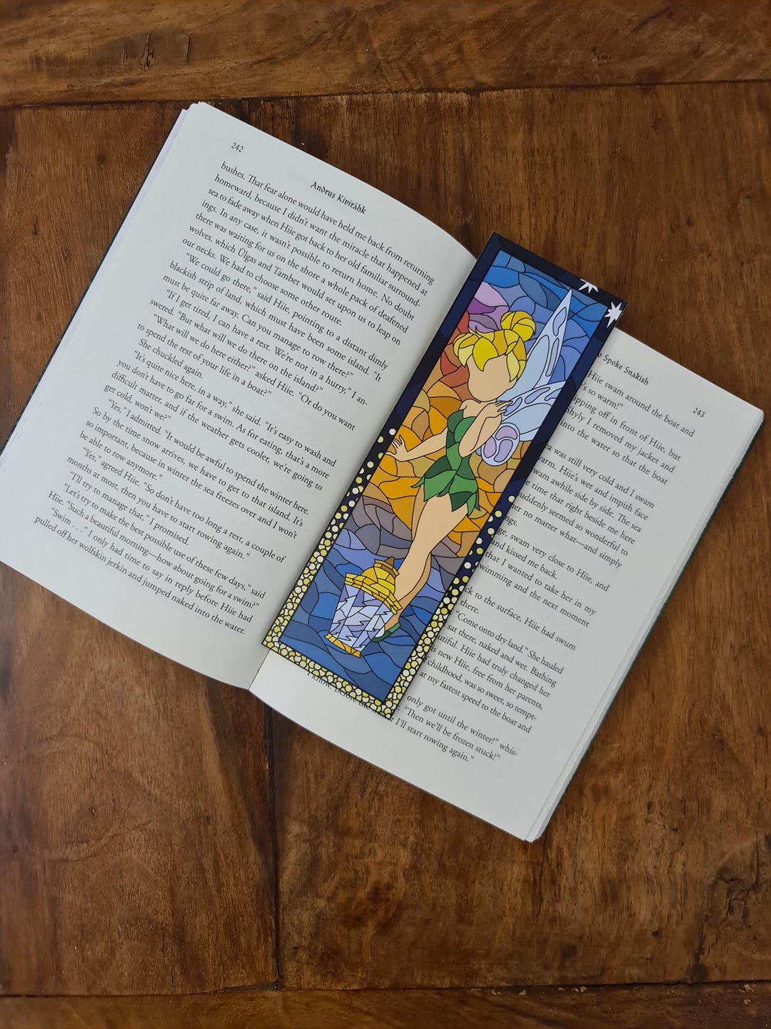 Tinkerbell Bookmark, Disney Peter Pan, Fairy Dust, Lantern - Etsy