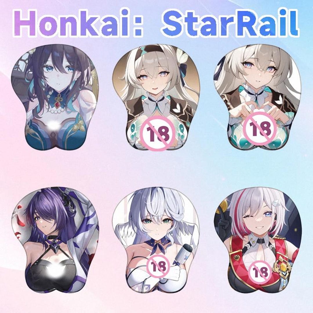 Honkai Star Rail Acheron Robin Ruan Mei Topaz Firefly Mouse Pad,3d ...