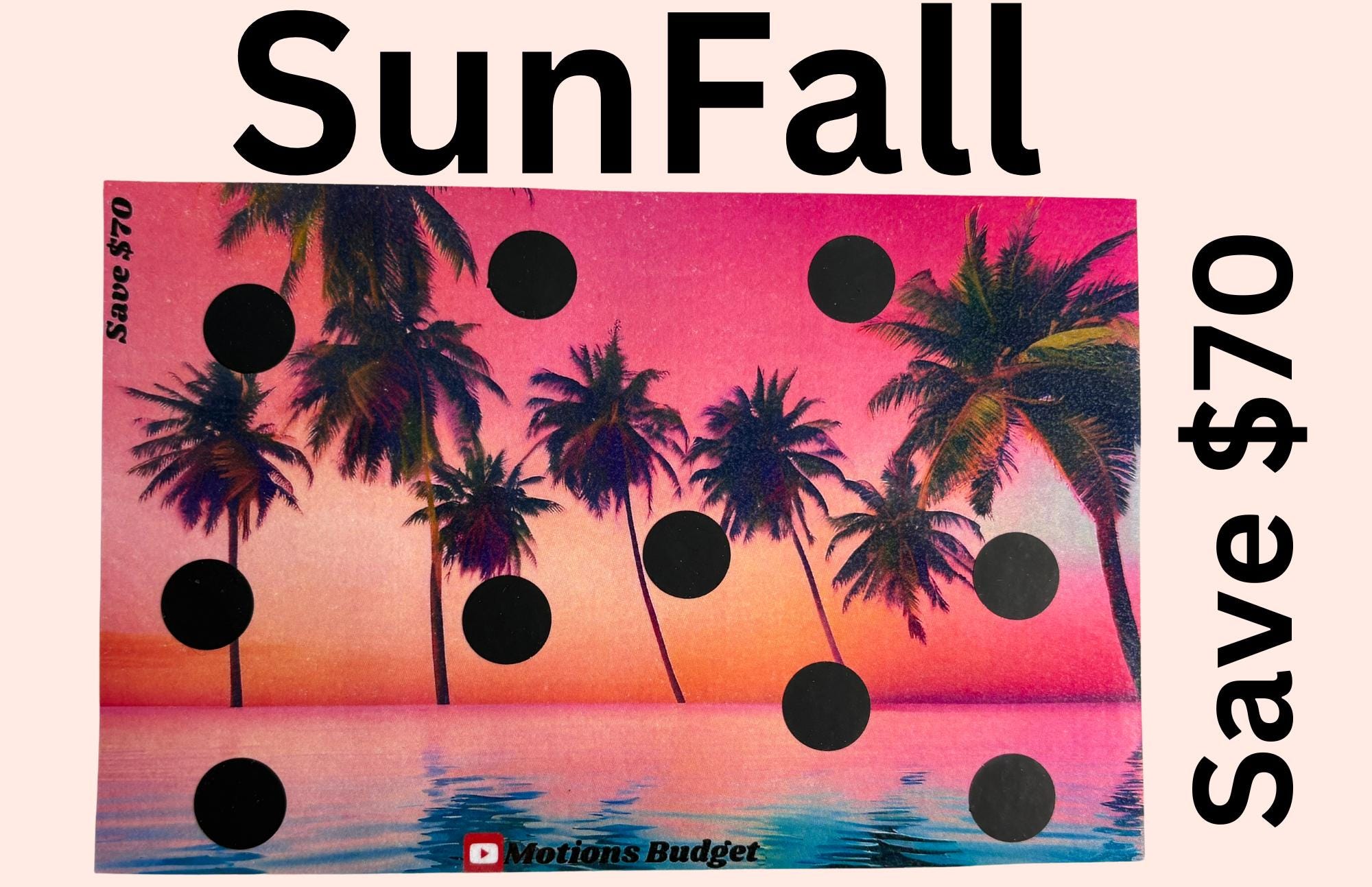 Scratch-off Savings Challenge, Savings Challenge, A5 Savings Challenges ...