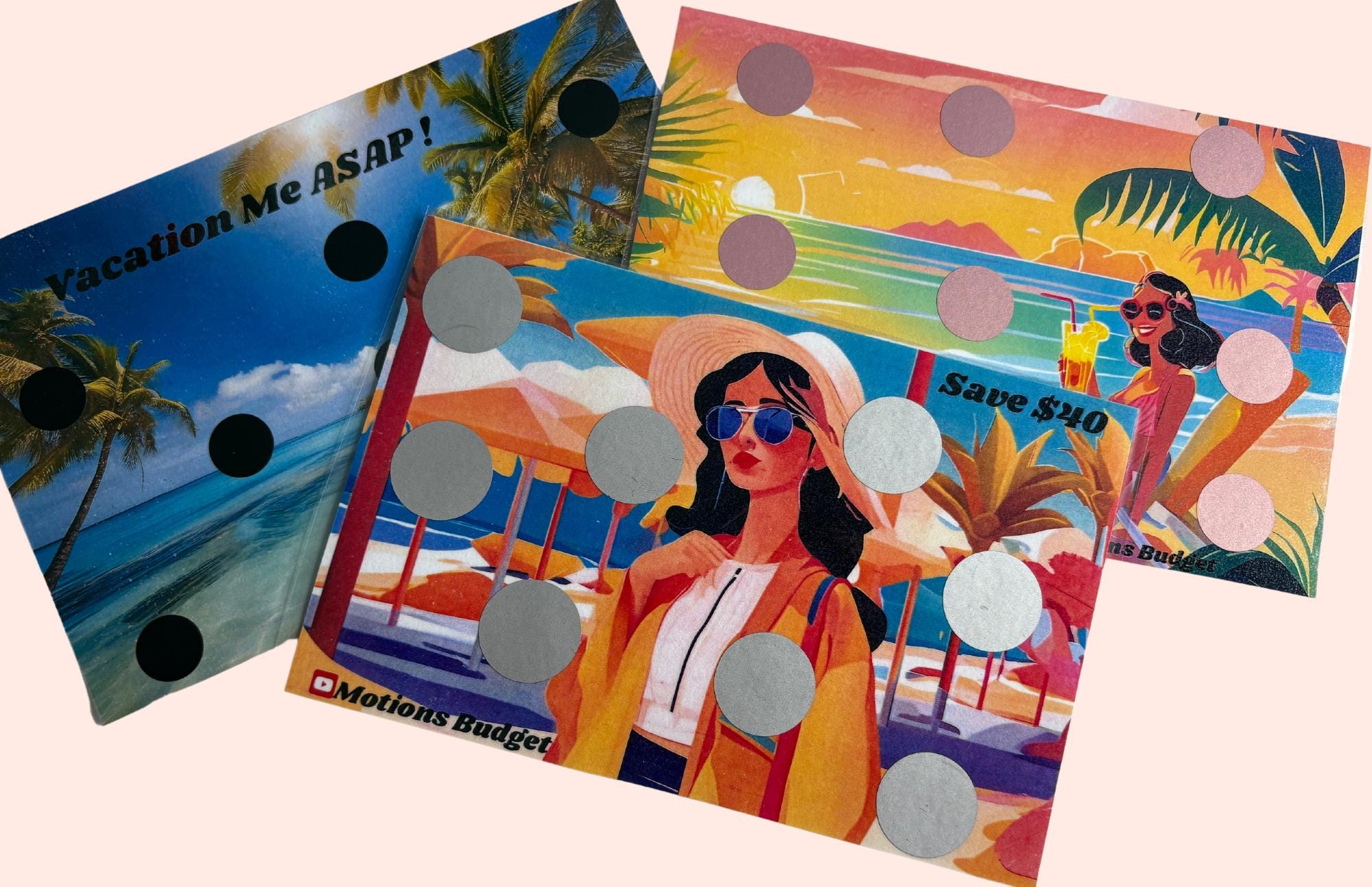 Scratch-off Savings Challenge, Savings Challenge, A5 Savings Challenges ...