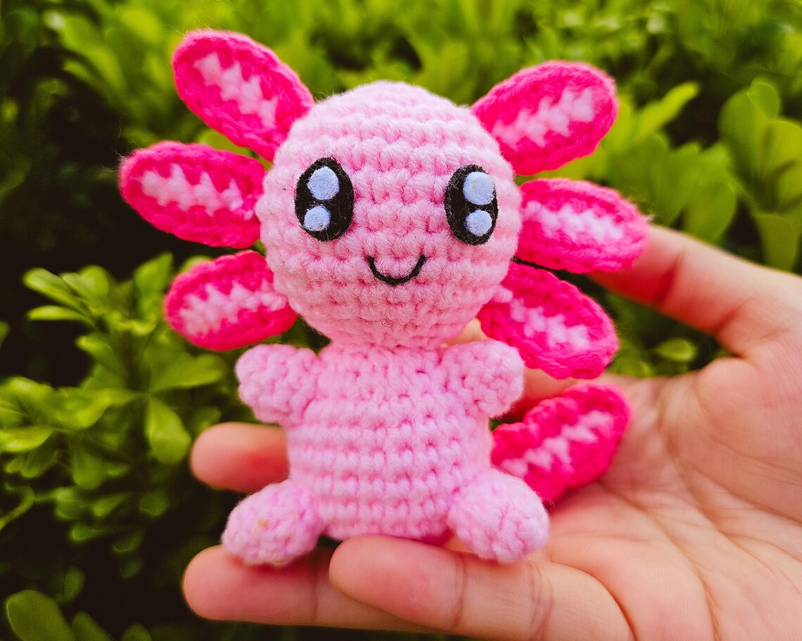 Axolotl Crochet Pattern, Easy Amigurumi Axolotl Pattern, Crochet ...
