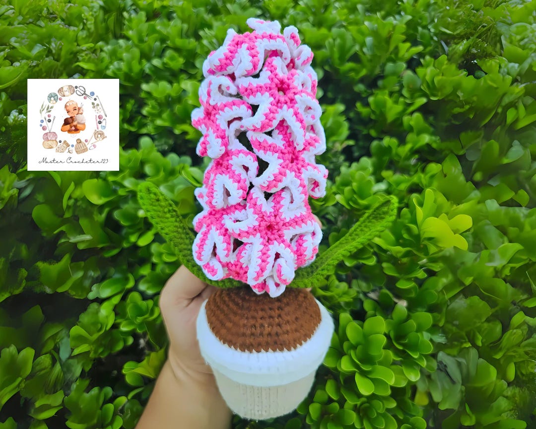 Hyacinth Flower Crochet Pattern, Flower DIY Crochet Pattern, Flower ...