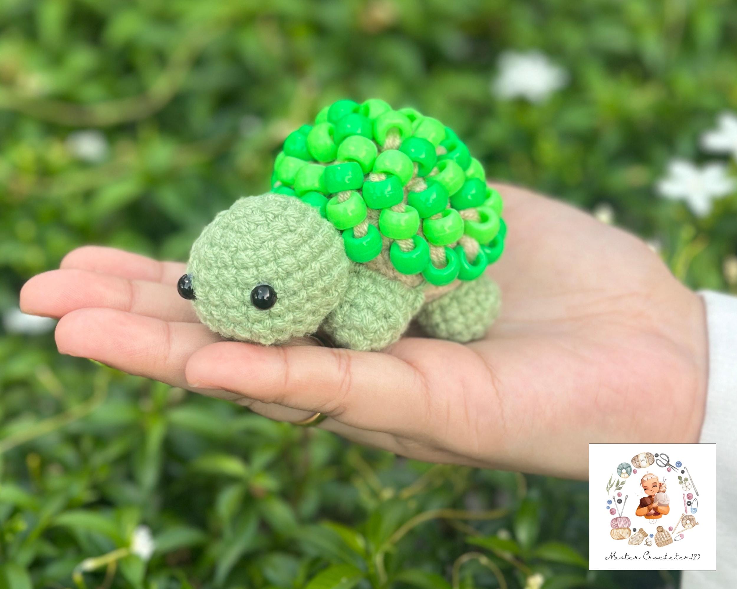 Beaded Fidget Turtle Crochet Pattern, Turtle Crochet Pattern, Crochet ...