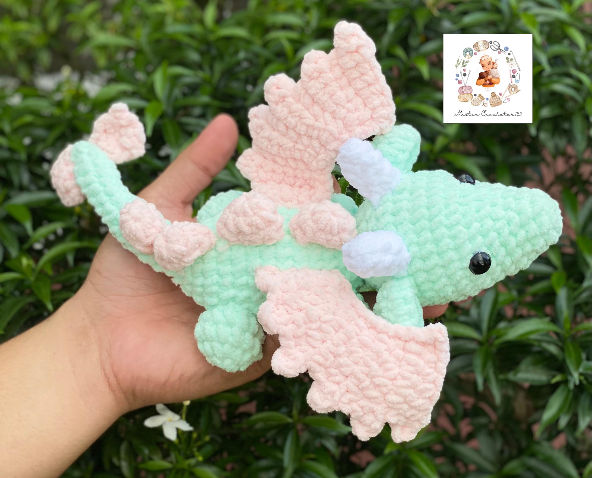 Crochet Dragon Pattern PDF, Dragon Crochet Pattern, Crochet Dragon ...