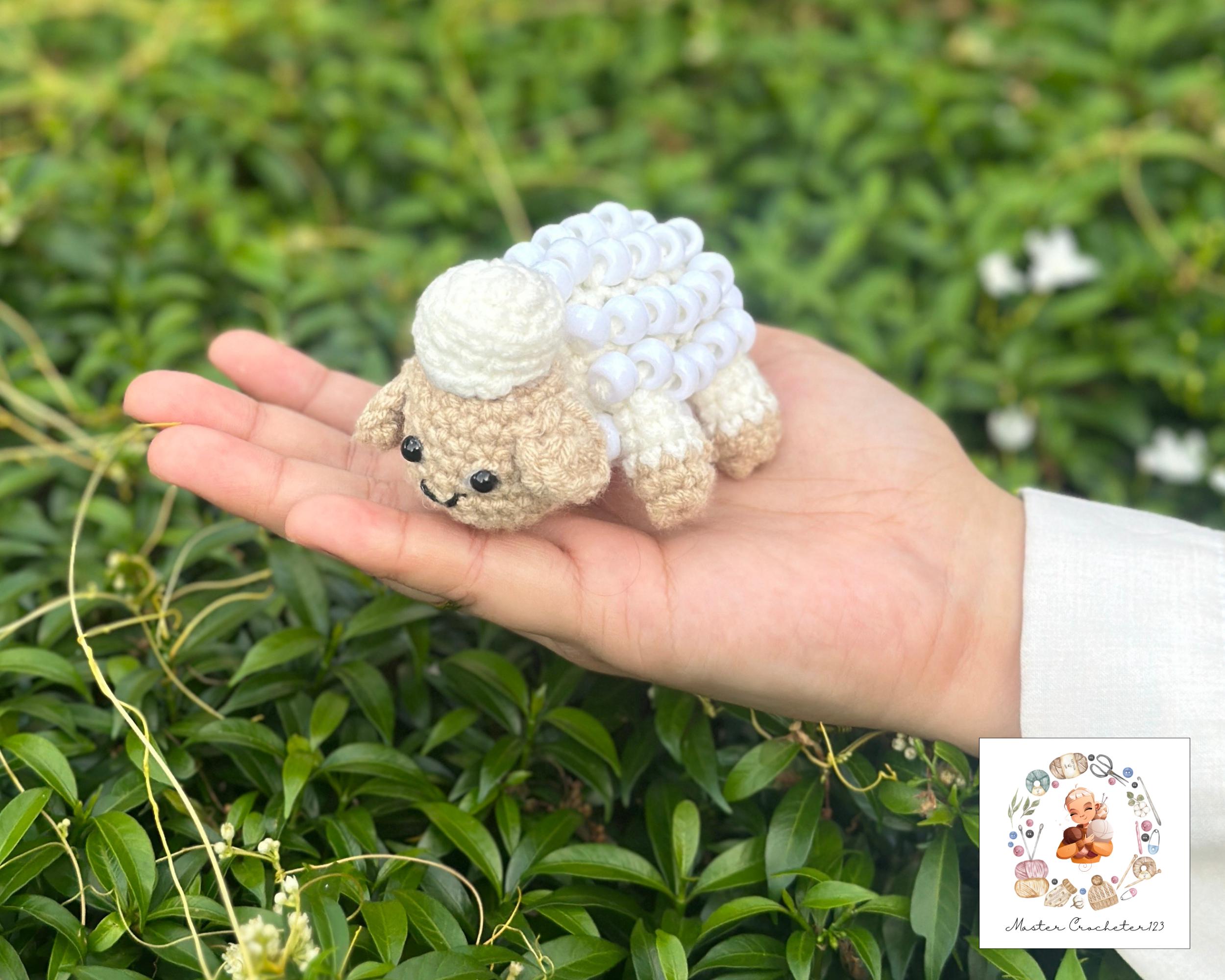 Beaded Fidget Sheep Crochet Pattern, Sheep Crochet Pattern, Crochet Fidget Toy, Beaded Crochet ...