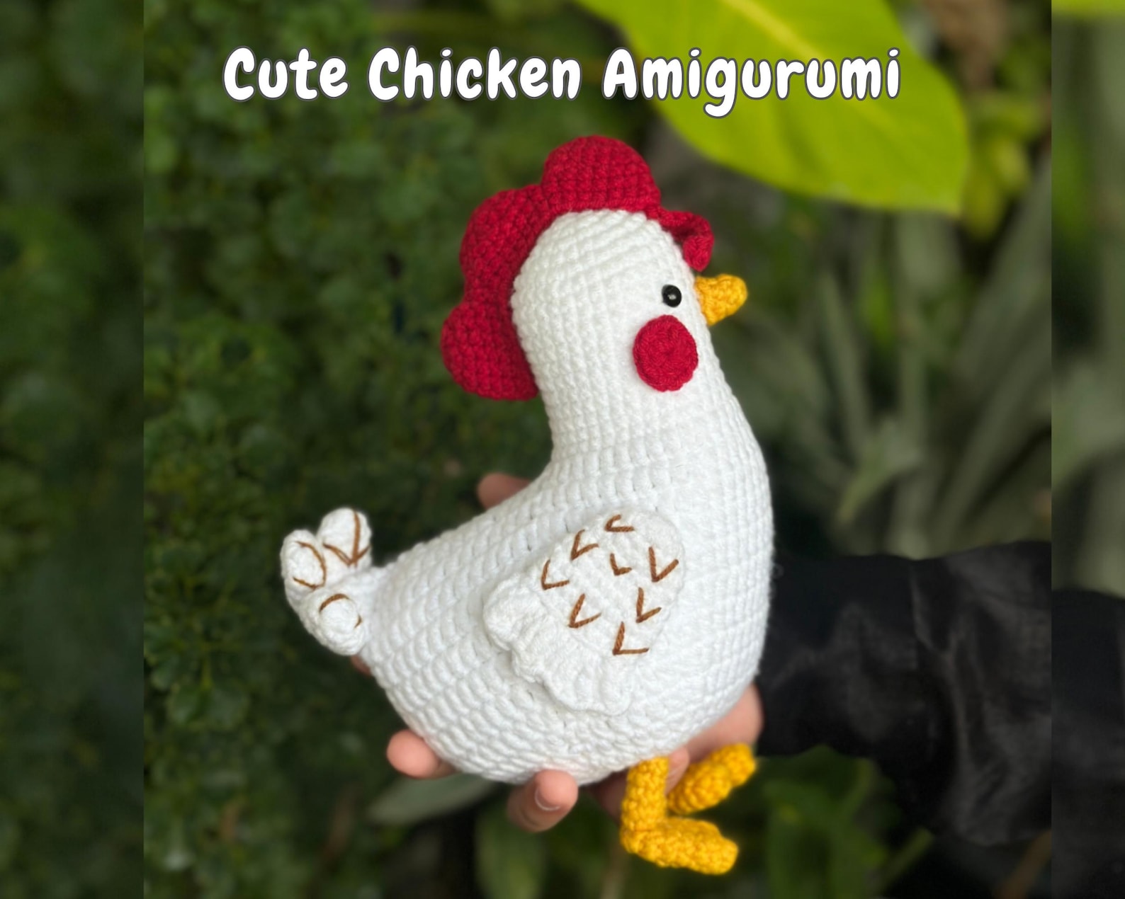 Chicken Crochet Pattern, Easy Amigurumi Chicken Pattern, Crochet ...