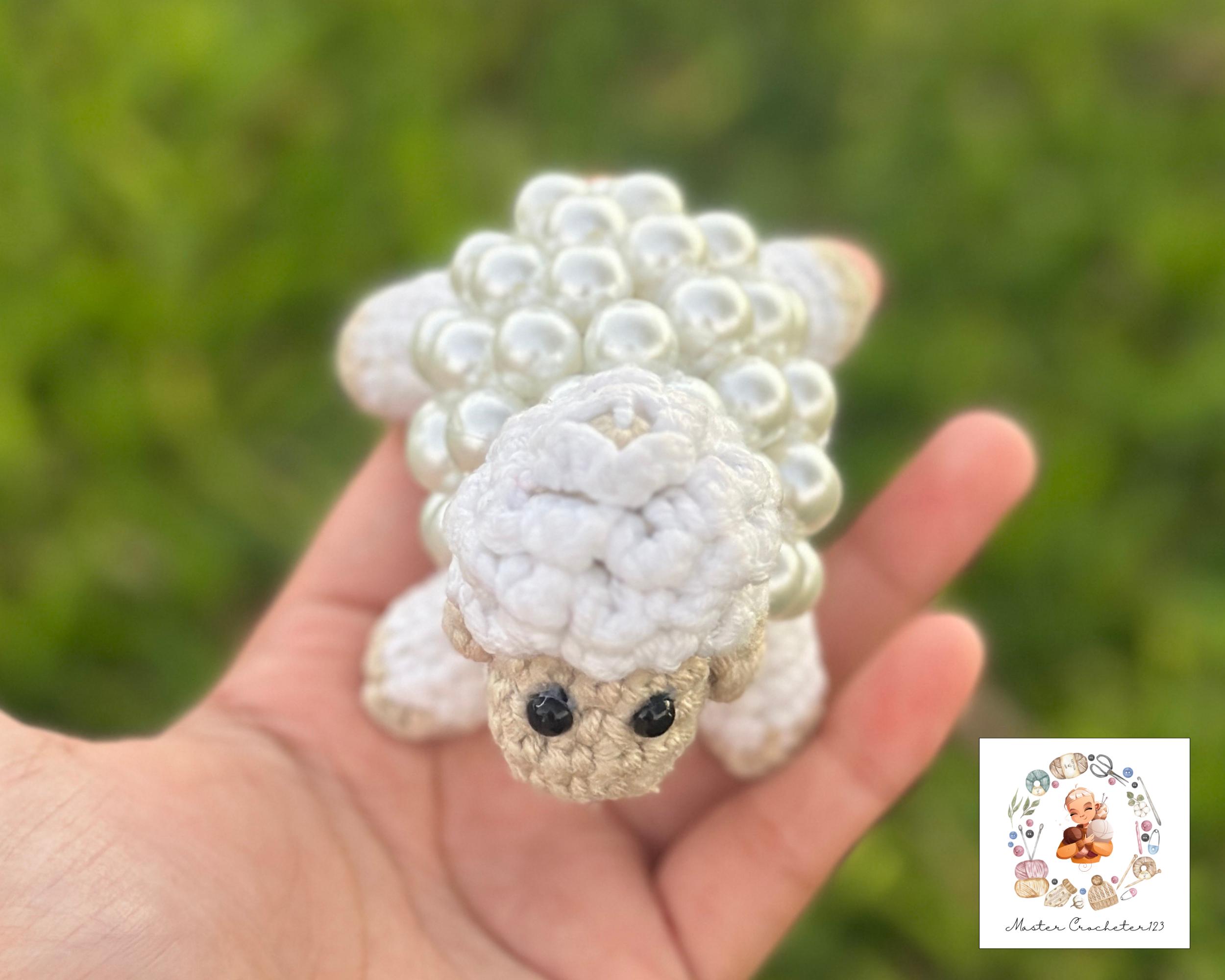 Beaded Pearl Sheep Crochet Pattern, Sheep Crochet Pattern, Crochet Toy, Beaded Crochet Pattern ...