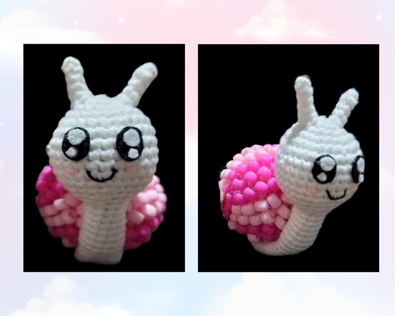 Beaded Fidget Snail Crochet Pattern, Snail Crochet Pattern, Crochet ...