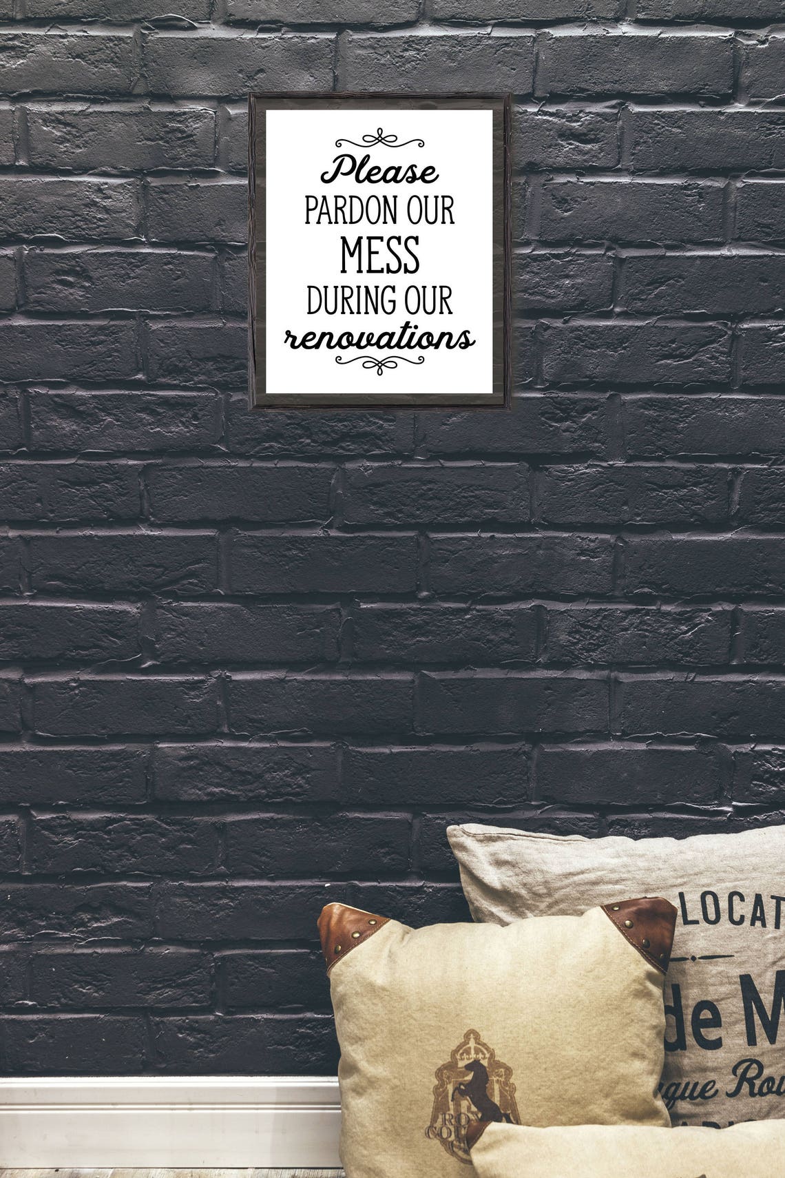 Pardon Our Mess During Renovations Printable, Construction Sign, Excuse ...