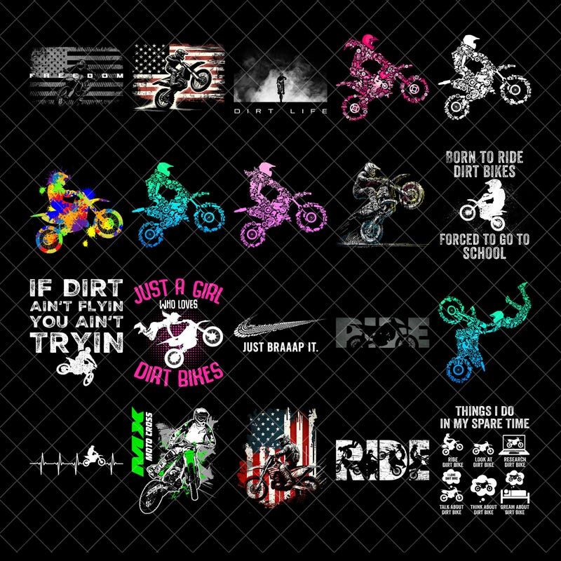 Funny Dirt Bike Decals - Etsy