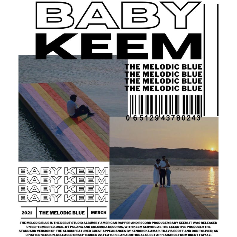 BABY KEEM T Shirt Design. PNG Digital 4500x5100 Px. Rap, Rapper, Hiphop ...