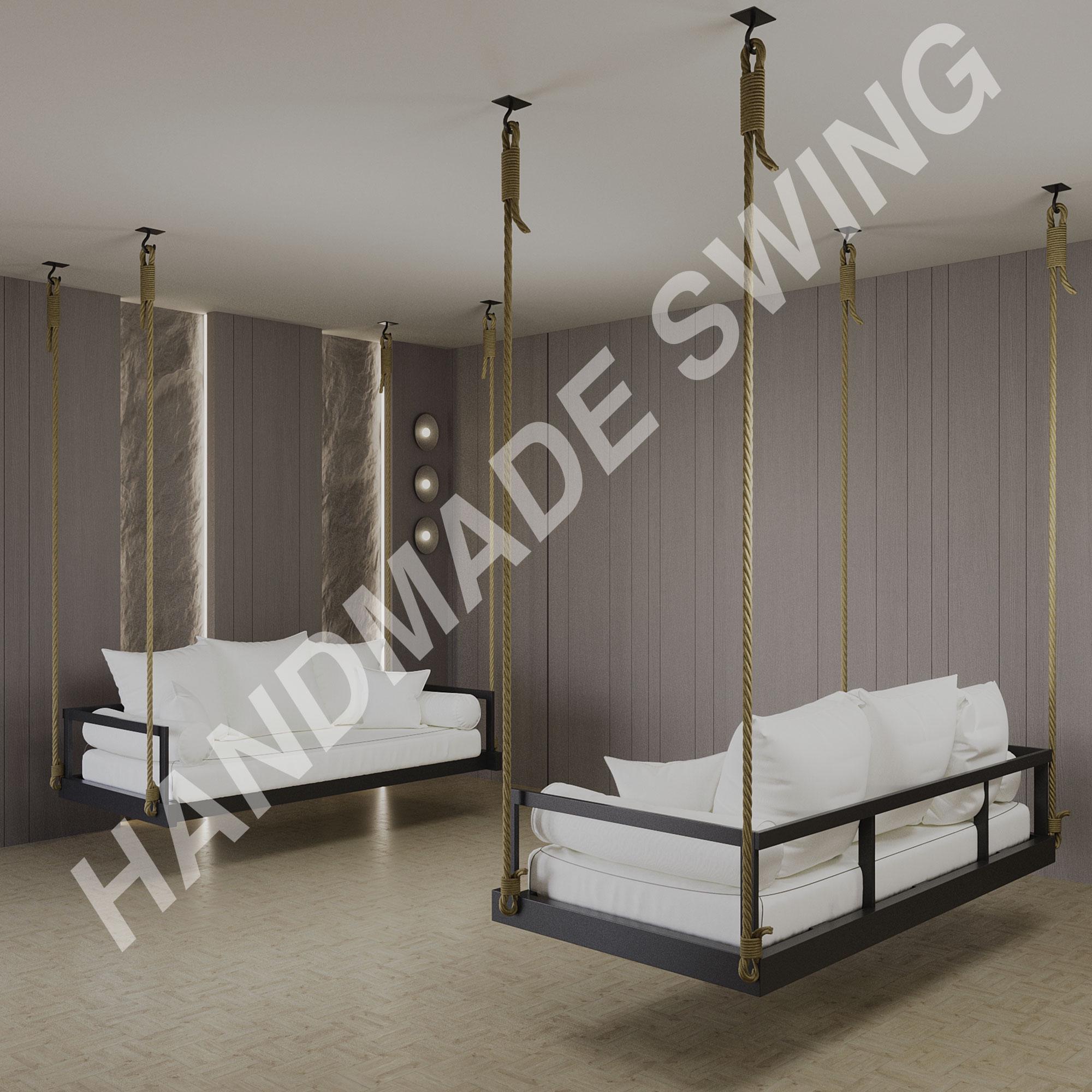 Pine Swing Bed - Porch Swing Bed - Porch Bed Swing - Outdoor & Indoor ...