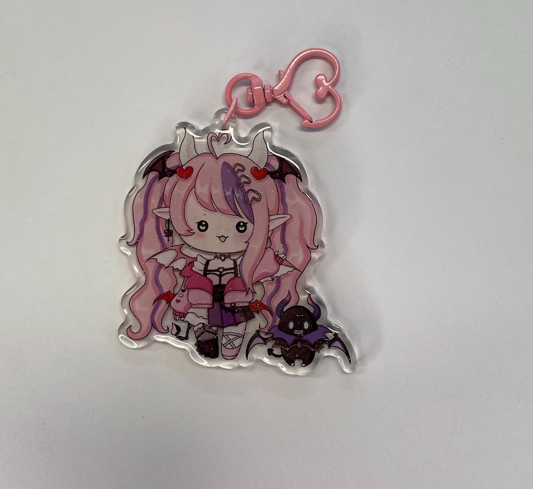 Ironmouse Chibi Keychain - Etsy