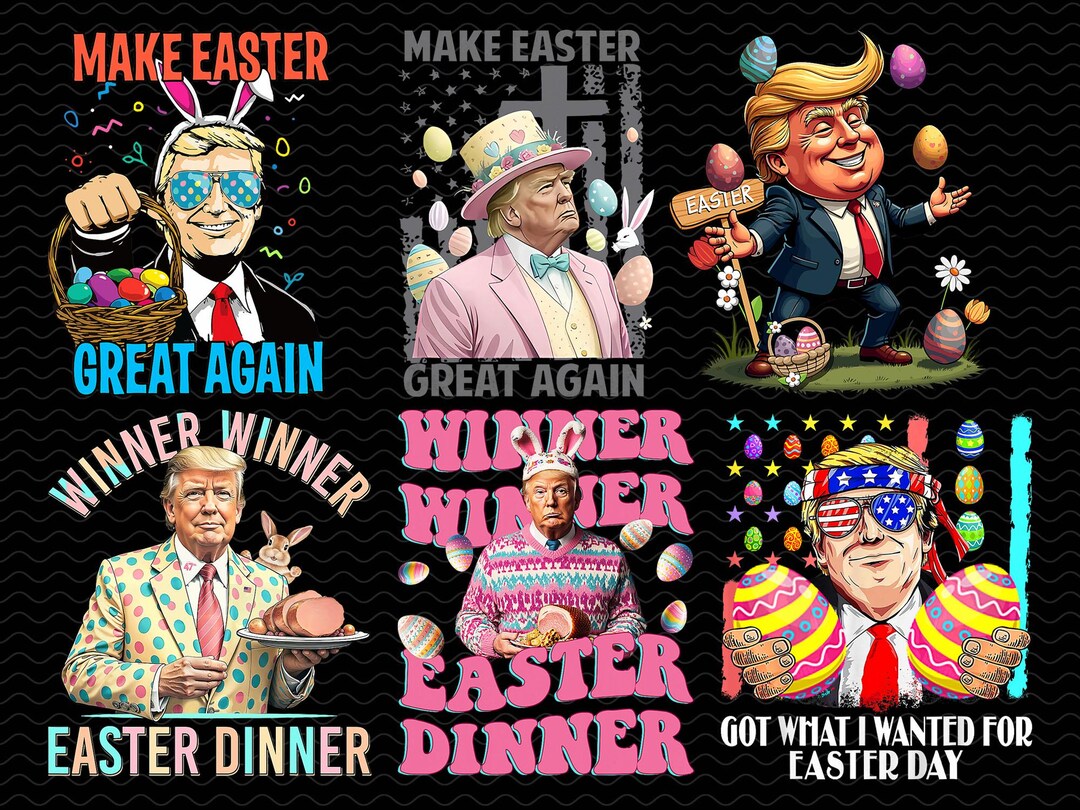 Trump Easter Bunny Png, Trump Png, Easter Bunny Png, Easter Png, Retro ...