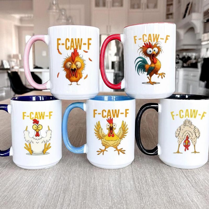 F Caw F Coffee Cup - Etsy
