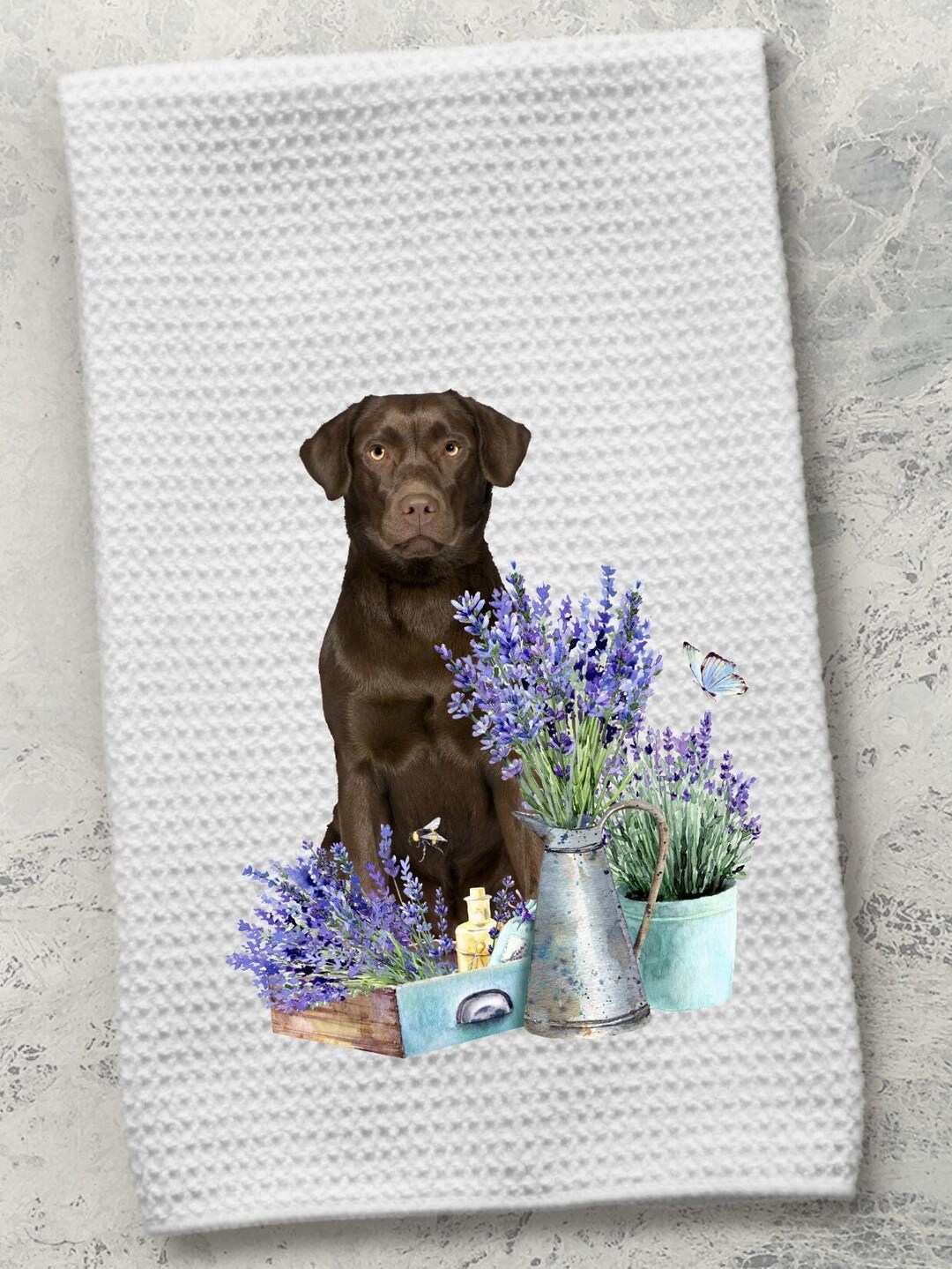 Dog Towel, Chocolate Lab Towel, Labrador Towel, Chocolate Labrador ...