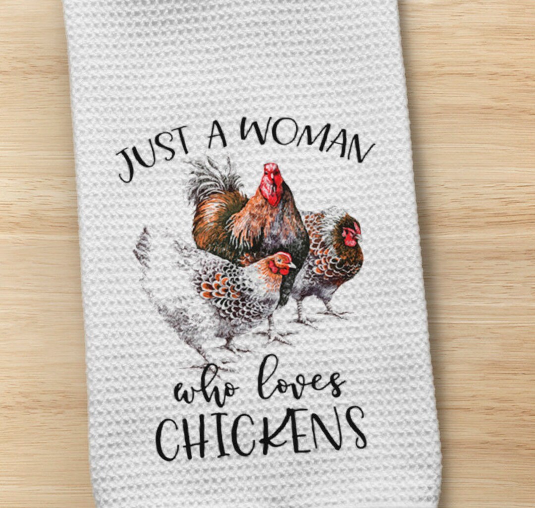 Chicken Towel, Chickens Towel, Kitchen Towel, Hand Towel, Farmhouse ...