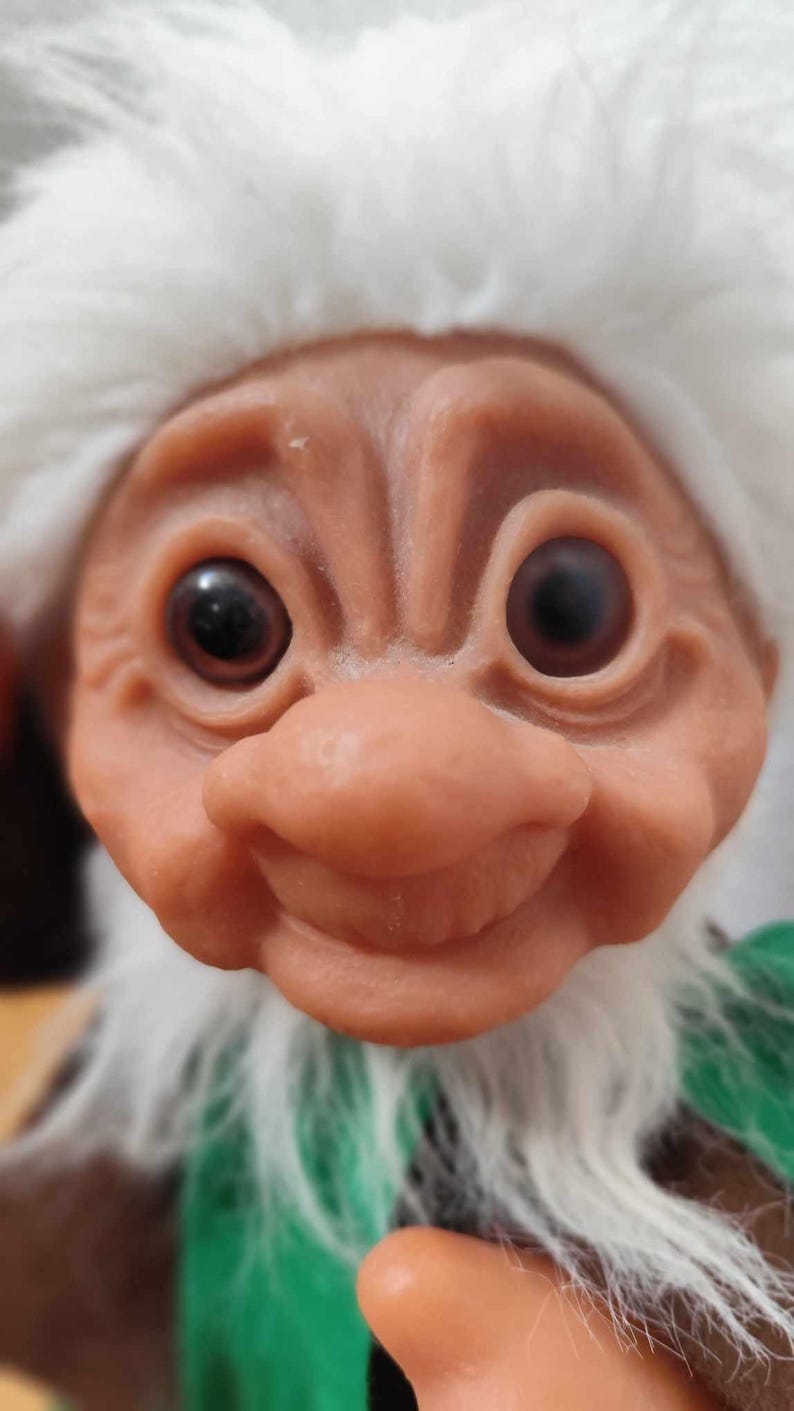 2 Vintage Original Dam Trolls From 1977 (grandmother and Grandfather ...