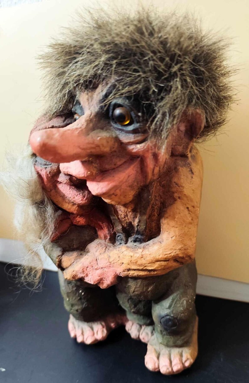 Norwegian Traditional Trolls - Happy Couple - Etsy