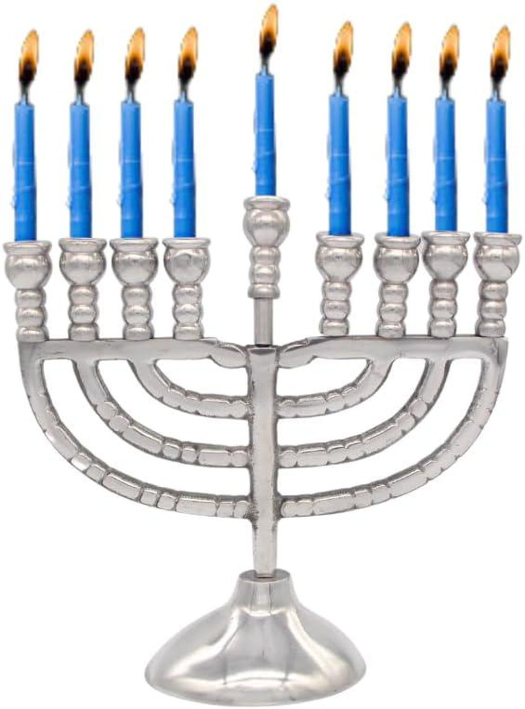 Menorah Jewish Lamp 9 Branch Judaica Hanukah Jewish Gift Chanukah ...
