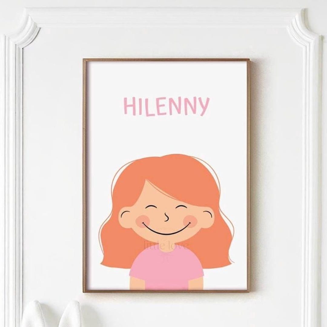 Custom Child Portrait Cartoon Style, Illustrated Kid Portrait Vector ...