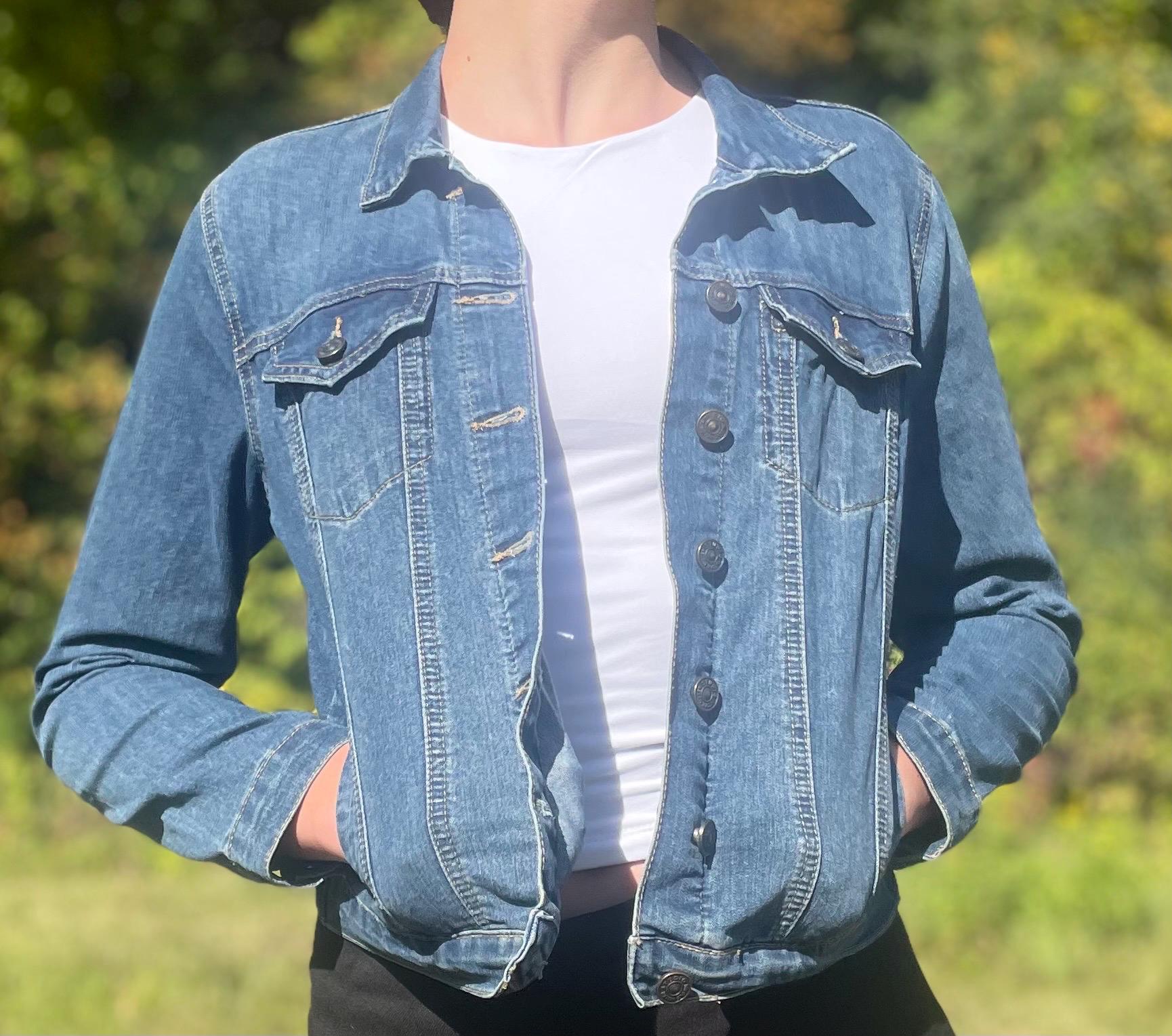Octopus Design Hand Drawn Denim Jacket - Etsy
