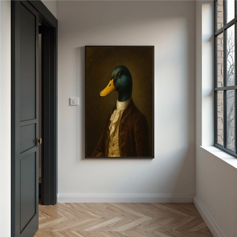 Vintage Mallard Duck Fine Art Posters, Duck Wall Decor, 18th Century ...