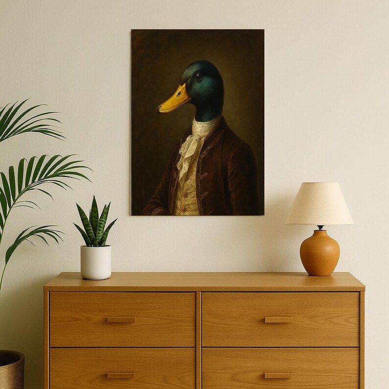 Vintage Mallard Duck Fine Art Posters, Duck Wall Decor, 18th Century ...