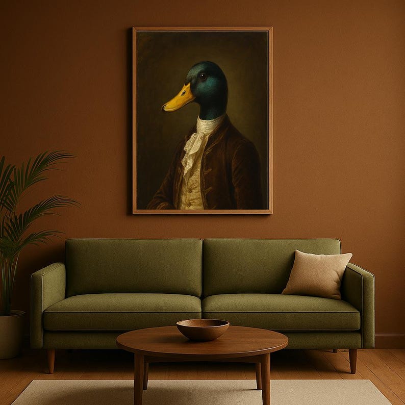 Vintage Mallard Duck Fine Art Posters, Duck Wall Decor, 18th Century ...