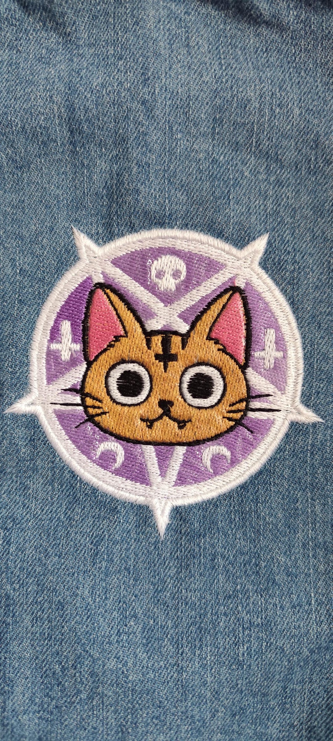 Machine Embroidery Pes Vip Hus Jeef Dst Cat Lucifer - Etsy