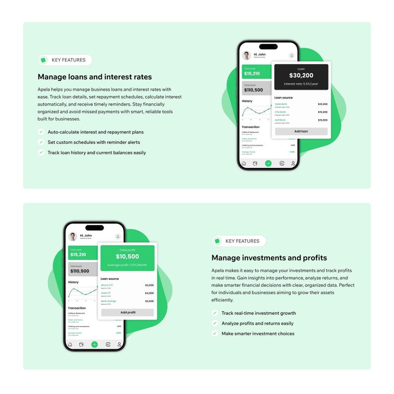 Wix Template for Mobile App Landing Page Website, Modern and Unique Web ...