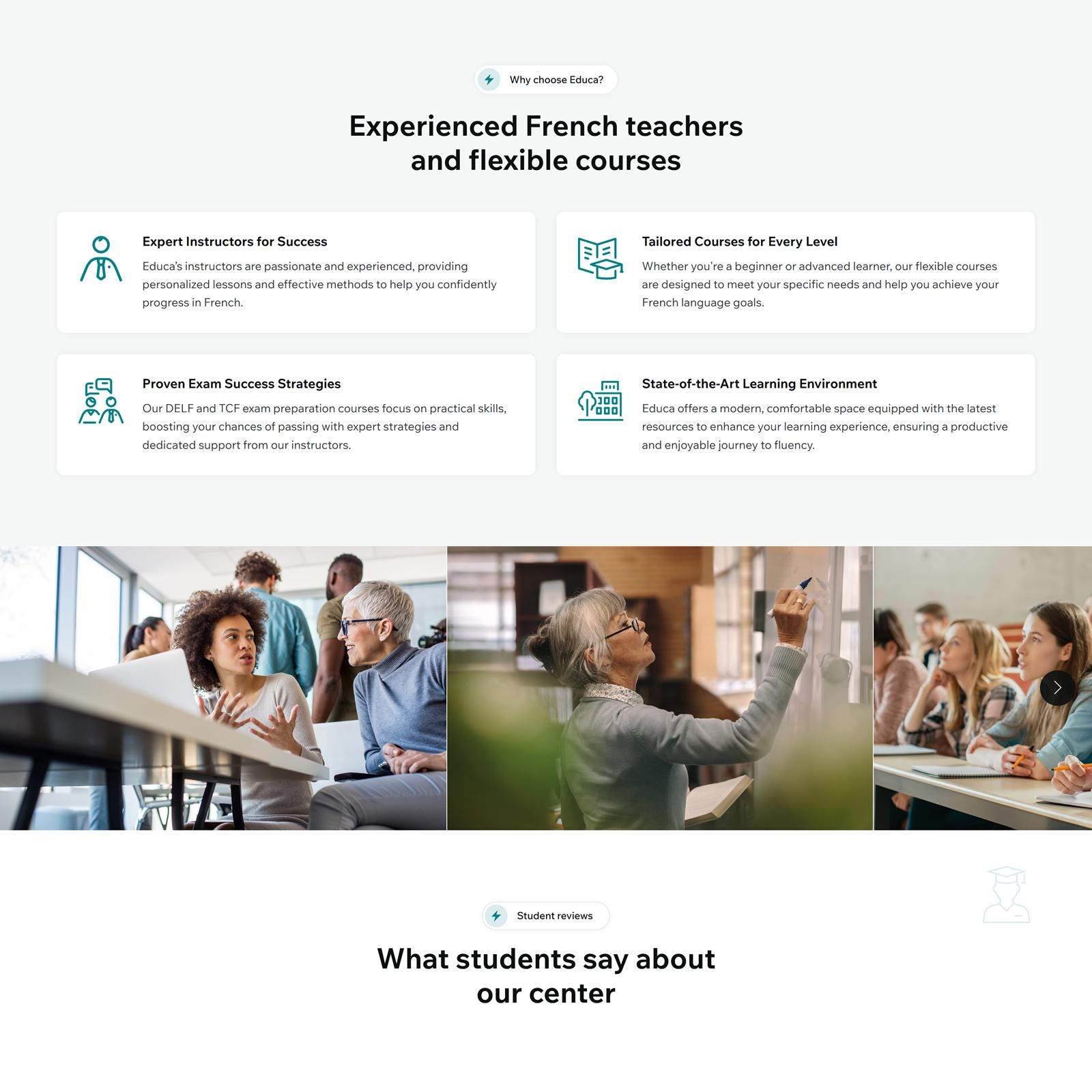 Wix Template for Education, Training, Courses & Teachers | Modern Web Design, Educa Website by ...