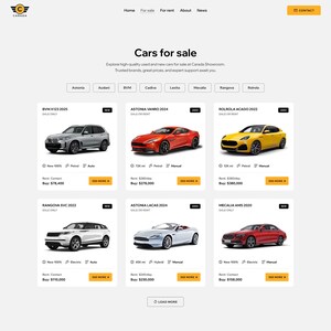 Wix Template for Car Dealerships and Showrooms (car Sales/rental ...