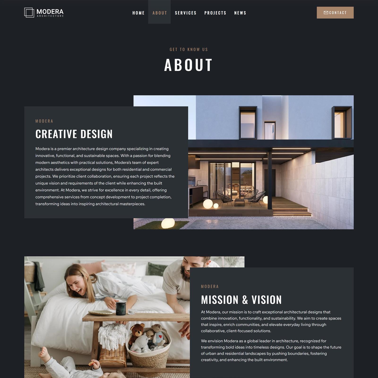 Wix Template for Interior, Architecture Design and Construction ...