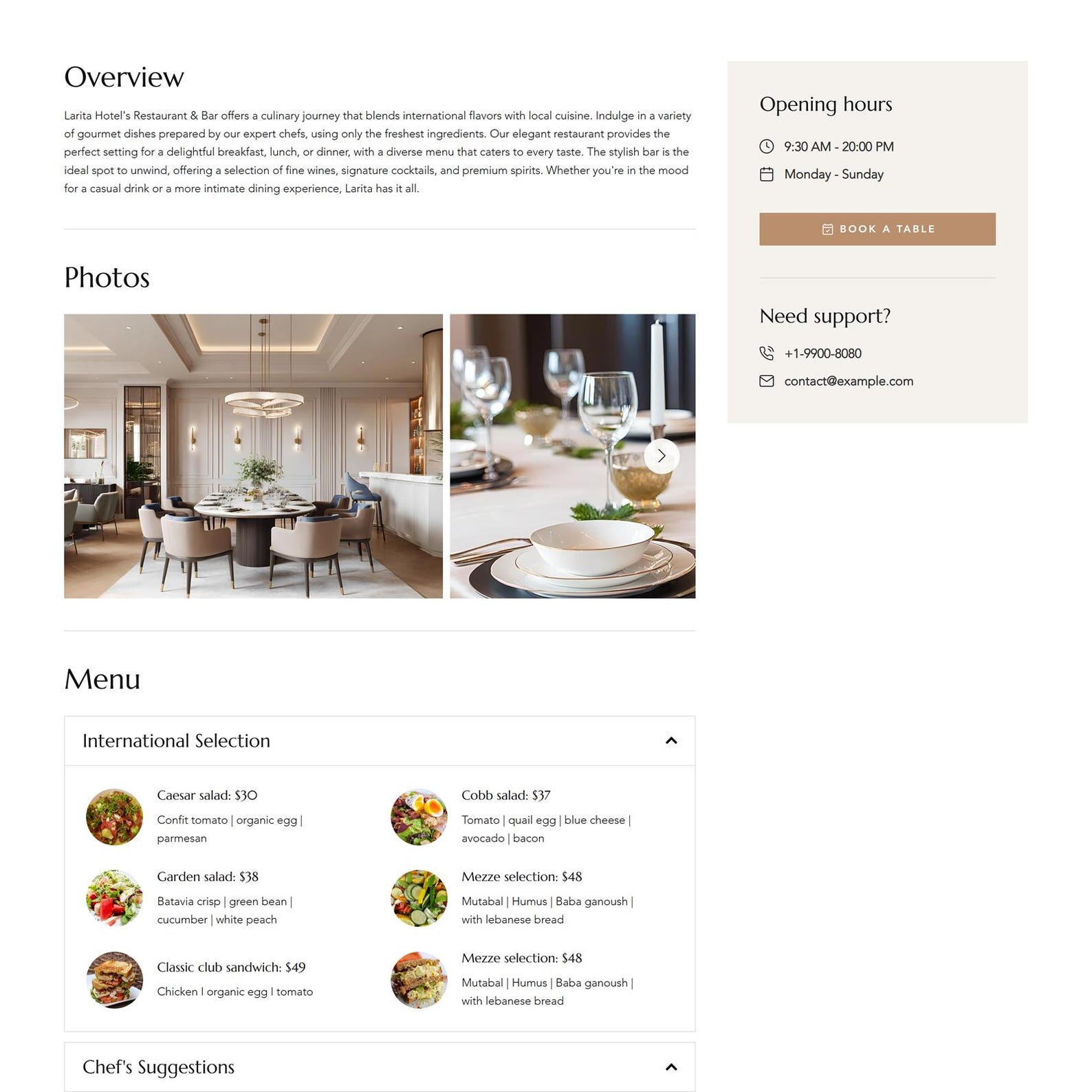 Wix Template for Hotels, Resort, Homestay, Hostel | Modern Web Design ...