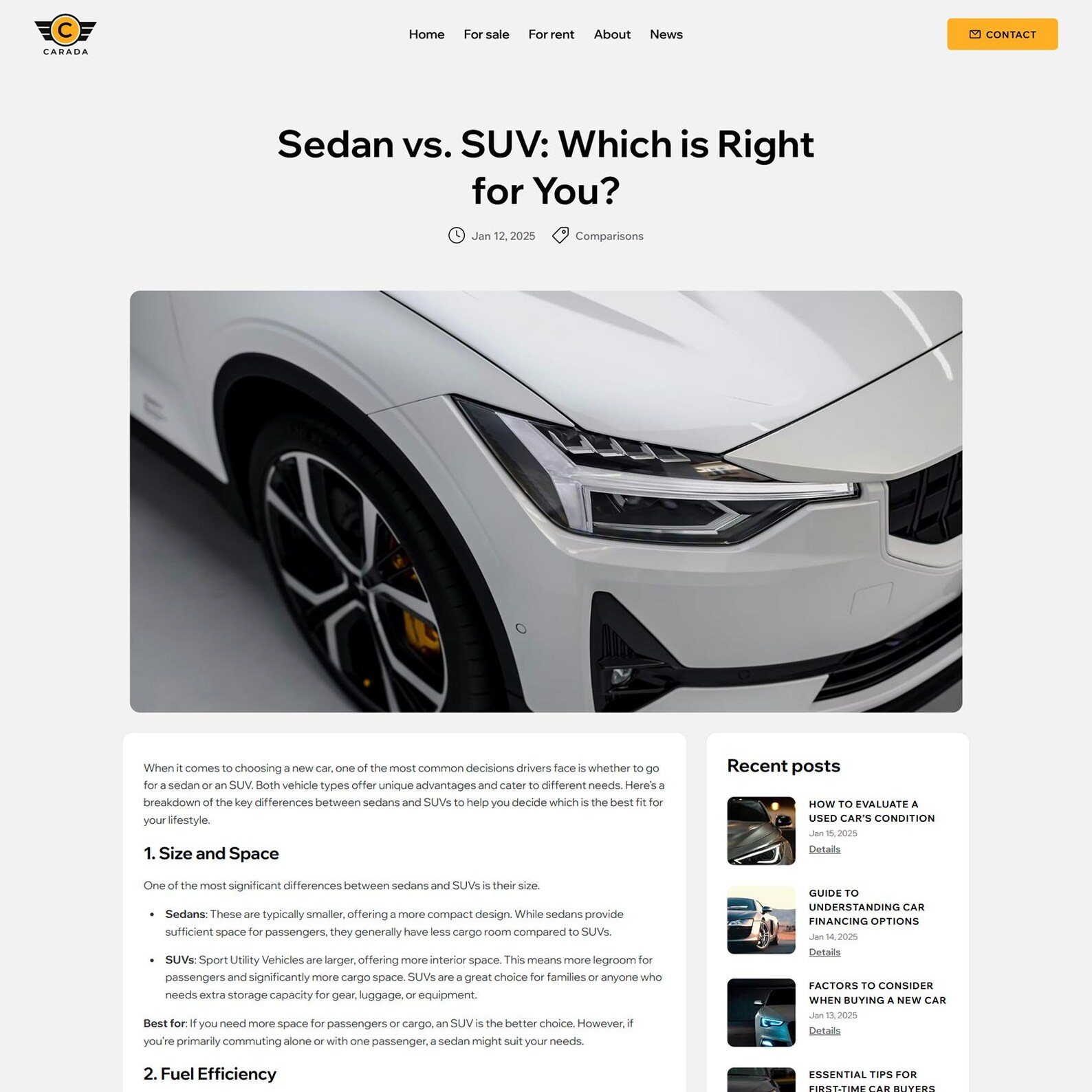 Wix Template for Car Dealerships and Showrooms (car Sales/rental ...