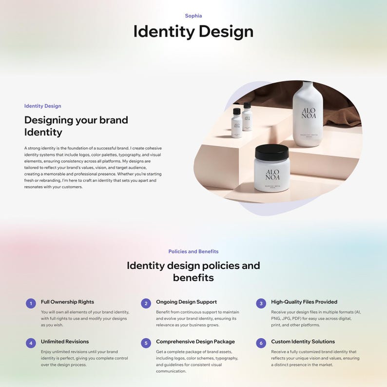 Wix Template for Personal, Portfolio and Creative Services | Modern Web ...