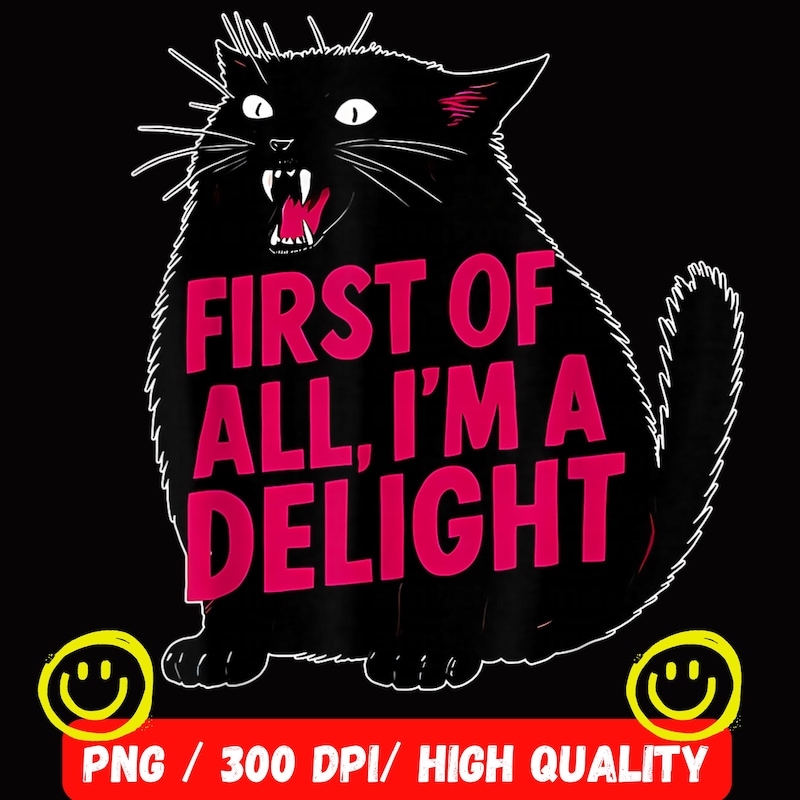 I M a Delight Cat - Etsy