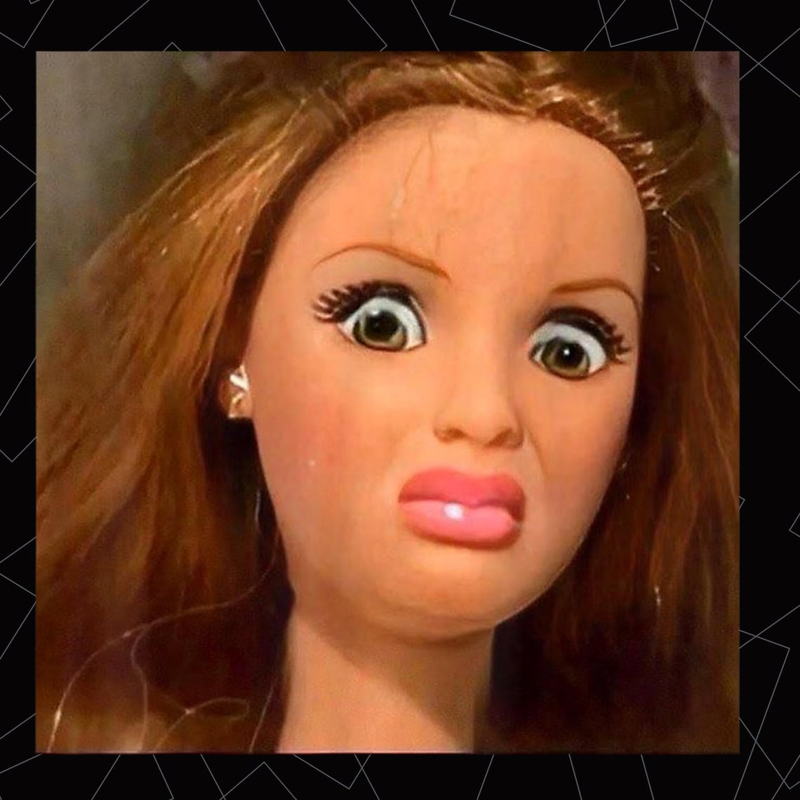 Viral Disgusting Doll Meme PNG, Doll Face PNG, OMG Surprise Face ...