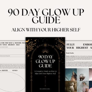 90-day Glow up Guide to Align With Your Higher Self 14-day Shadow Work ...
