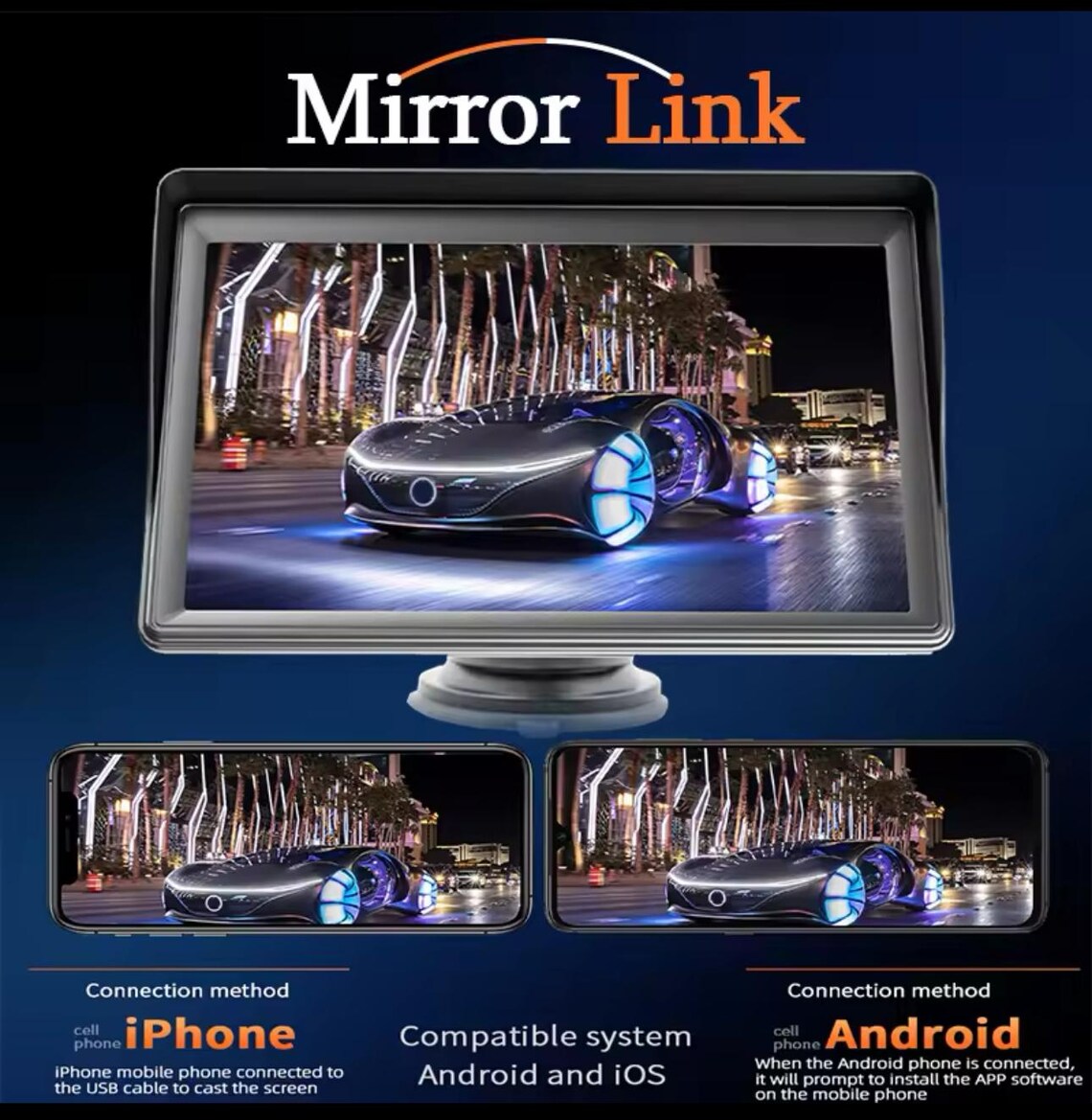 Portable Carplay Screen - Etsy
